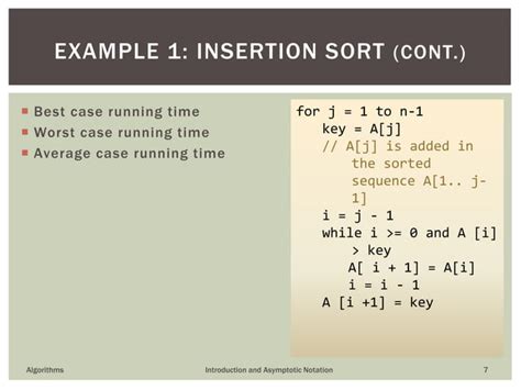 Introduction To Algorithms And Asymptotic Notation Ppt