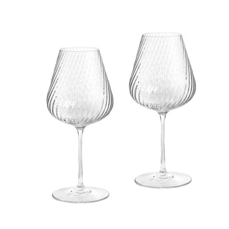 Vera Wang Swirl White Wine Glass Set Of 2 Fiskars Hong Kong Limited
