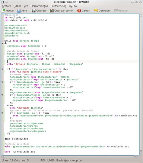 Script Linux De Las Oposiciones 2015 Al Cuerpo FP SAI Sospedia