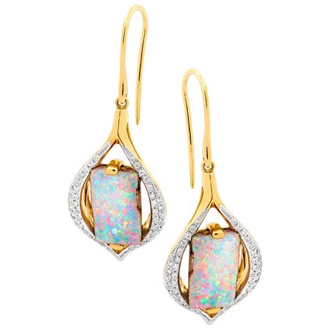 Majestic Australian Opal Jewellery Set Opal Ring Opal Pendant Opal