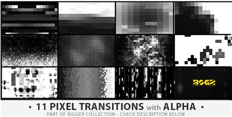 Pixel Transitions Pack By Bogz Videohive