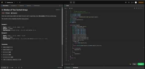 🌟 Day 26 Of Solving Dsa Problems 🌟 Today I Tackled And Solved The Median Of Two Sorted Arrays