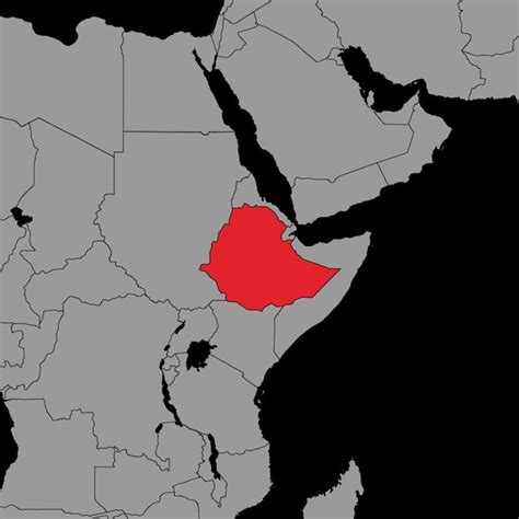Ethiopian Plateau Africa Map