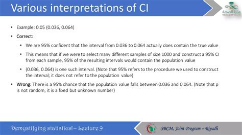 Confidence Intervals Basic Concepts And Overview Pdf Business