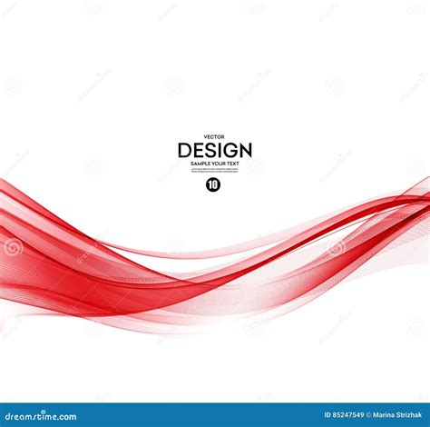 Abstract Color Wave Design Element Stock Vector Illustration Of