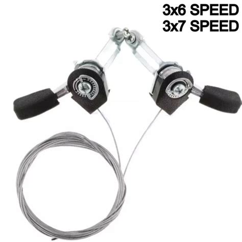 Bicycle Gear Shifter Cycle Shifting Lever Alloy 3x6 And 3x7 Speed Shifter Pair Daraz Lk