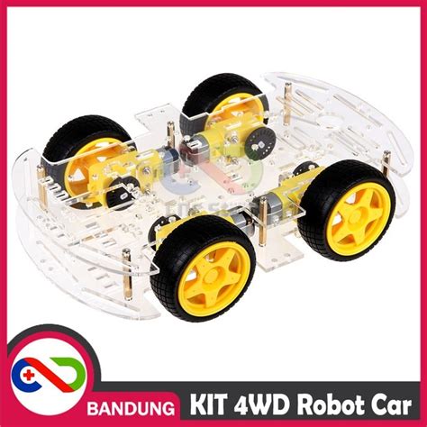 Jual Pw27r Kit Smart Chassis Chasis 4wd Robot Car Frame Mobil Arduino Raspberry Shopee Indonesia