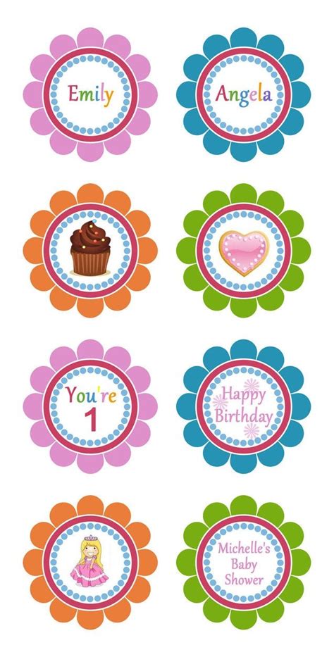 Cupcake Topper Templates Free Printable Free Printable Hub