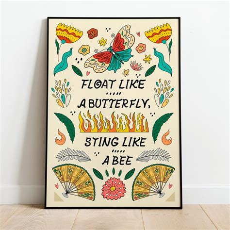 Bee Sting Poster Etsy Uk