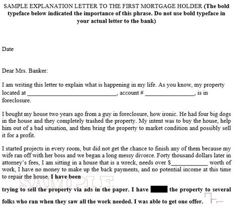 25 Letter Of Explanation Templates For Mortgage And Derogatory Credit