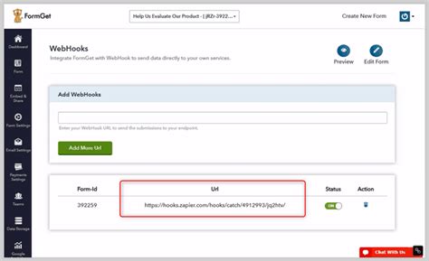 How To Setup A Webhook With FormGet FormGet