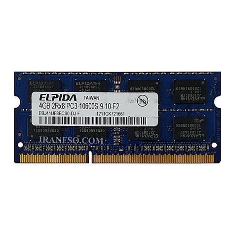 رم لپ تاپ 4 گیگ Elpida Ddr3 1333 10600 Mhz 1 5v یک سال گارانتی کامپیوتر افق