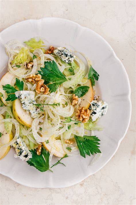Pear Fennel And Celery Salad With Buttermilk Blue Cheese — Edible Living