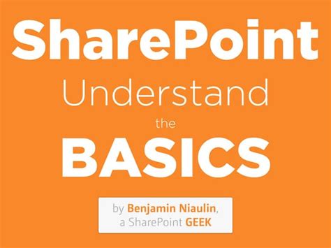 Understand The Sharepoint Basics Pdf