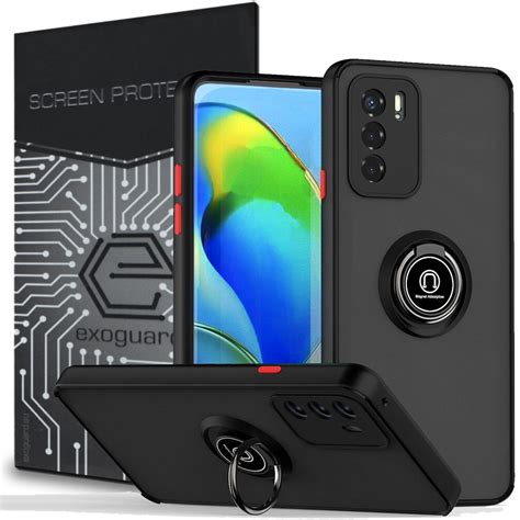 Etui Exoguard O Ring Szk O Oppo Reno G Pancerne Case Obudowa Futera Ring Exoguard