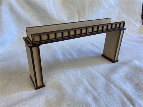 Railway Girder Bridge Model Kit Inc Piers Oo Ho Gauge Train 228mm Long Kolat Creations