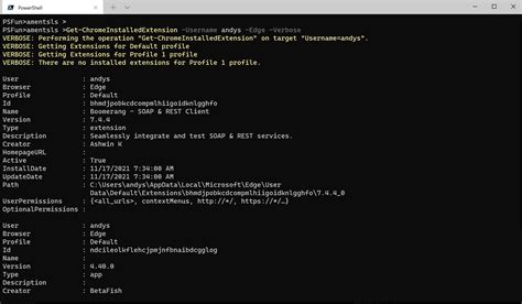 Powershell Browser Extensions Andysvints