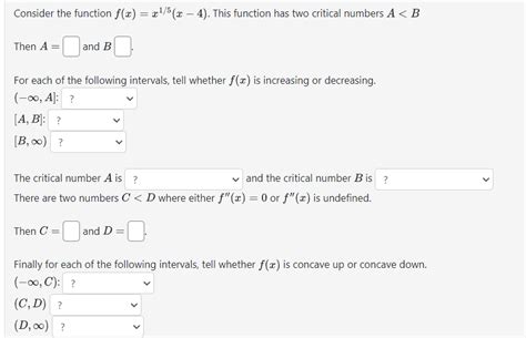 solved consider the function f x x1 5 x−4 this function