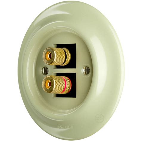 Porcelain Wall Speaker Socket Moss Green Dyke And Dean