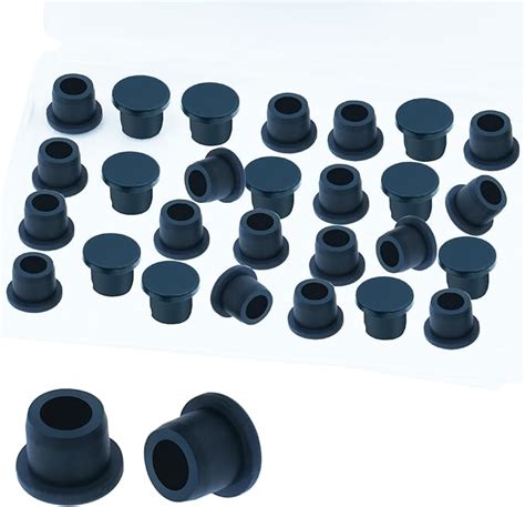 28pcs 38 Inch10mm Silicone Rubber Plugs For Round Holes