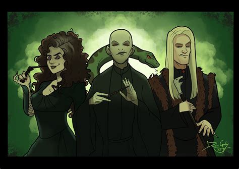 Bellatrix And Voldemort Fan Art