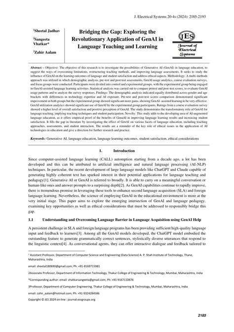 Pdf Bridging The Gap Exploring The Revolutionary Application Of