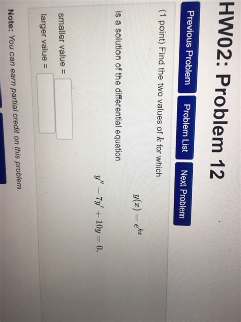 solved hw02 problem 12 previous problem problem list next