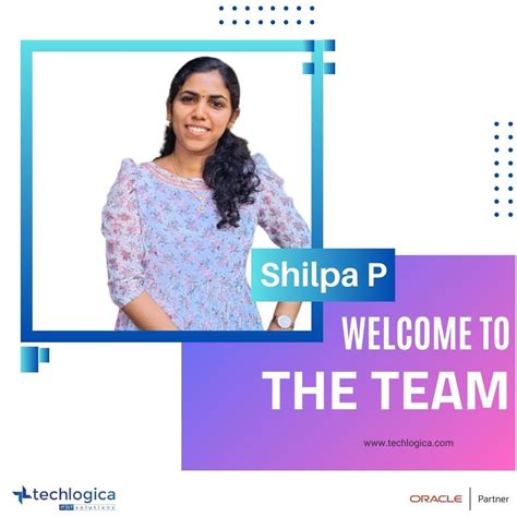 Techlogica It Dt Solutions On Linkedin We Are Thrilled To Introduce Shilpa As The Newest Member