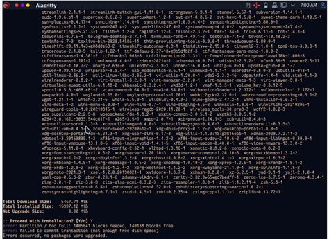 system installation error installing garuda linux unix and linux