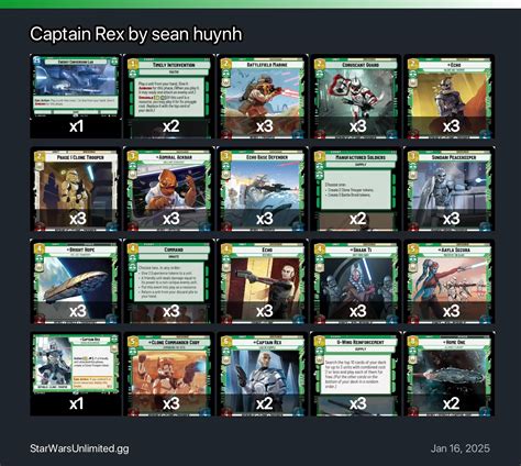 Captain Rex By Sean Huynh Star Wars Unlimited Swu Tcg