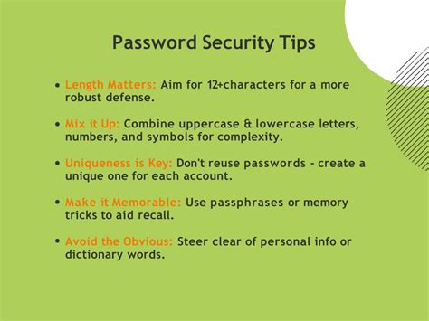 Ppt Passwords Strong Password Practices Password Tips And Tricks