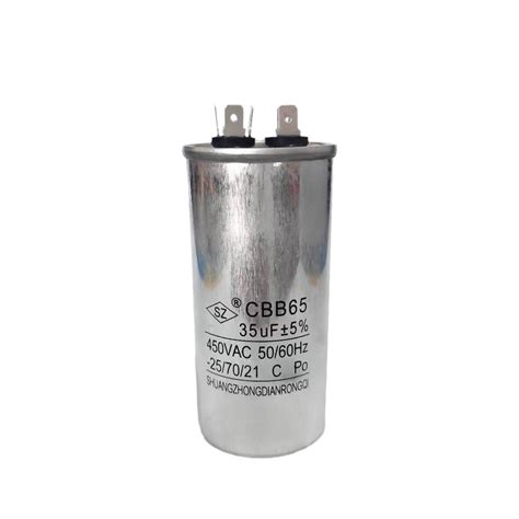 Cbb65 Aircon Capacitor 25uf 70uf Aircon Metal Capacitor For Air