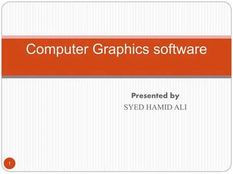 Computer Graphics Ppt Pptx