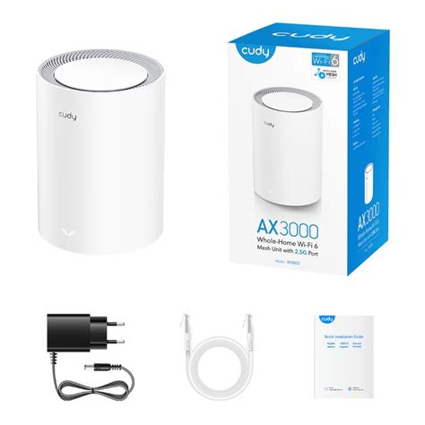 Cudy AX3000 WiFi 6 Mesh Single Node Shop Till You Drop At Gizmolot Wistec Professional Data