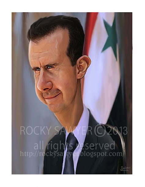 Sawyer Illustration Inc Caricature And Cartoon Art Studio Bashar Al Assad