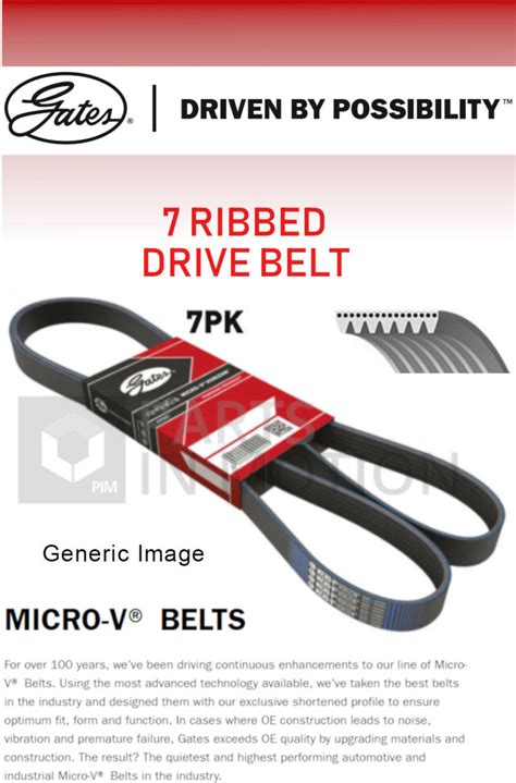 Gates 7PK1378 Drive Belts | Parts in Motion