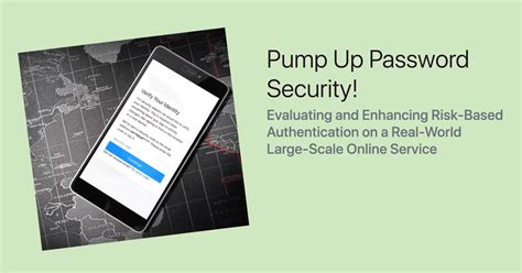 Pump Up Password Security Risk Based Authentication