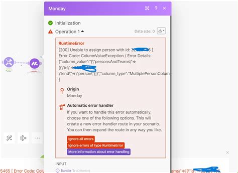 Unable To Assign Person Columnvalueexception Error Community