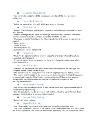 Oracle Soa Activitys PDF