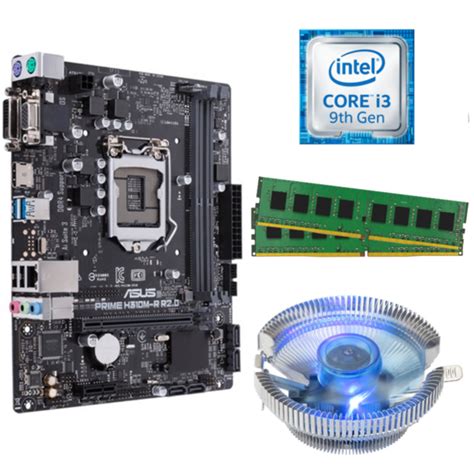 I3 8100 4gb Ddr4 Ram Blue Led Cpu Fan H310 Motherboard Combo Xtrader Store
