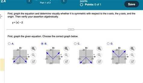 Solved First Graph The Equation And Determine Visually Chegg