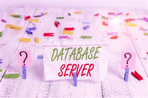 Writing Note Showing Database Server Business Photo Showcasing Uses A