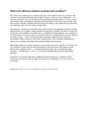 What Is The Difference Between Causation Pdf What Is The Difference Between Causation
