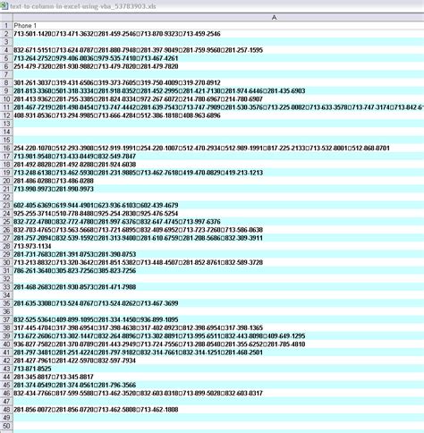 Text To Column In Excel Using VBA Stack Overflow