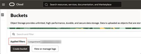 Accessing Oracle Cloud Object Storage
