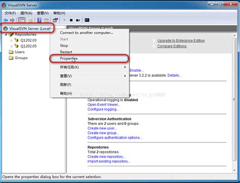 visualsvn server更改svn版本库存放路径的方法 svn 存储目录 csdn博客