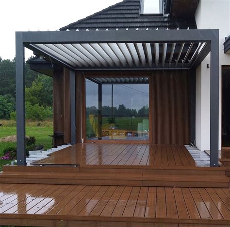 Nowoczesna Pergola Tarasowa Ogrodowa Altana Pergola Zadaszenie Tarasu • Cena Opinie • Altany
