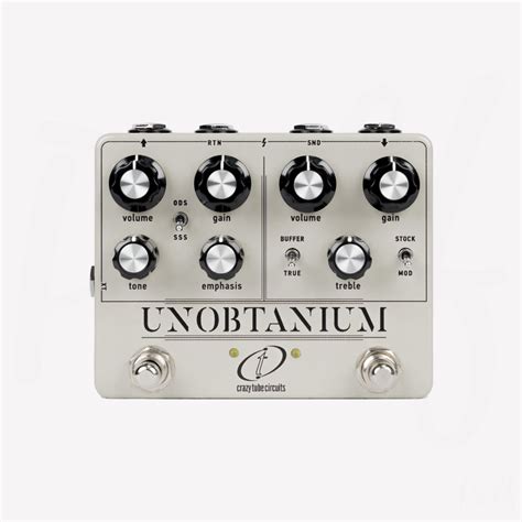 Crazy Tube Circuits Unobtanium Overdrive Type Klon Et Amp In A Box Type Dumble État Neuf