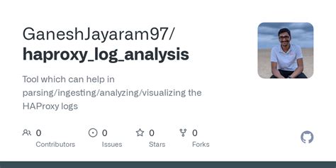 Github Ganeshjayaram97 Haproxy Log Analysis Tool Which Can Help In Parsing Ingesting