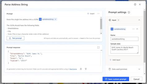 power automate create text with gpt and ai prompts